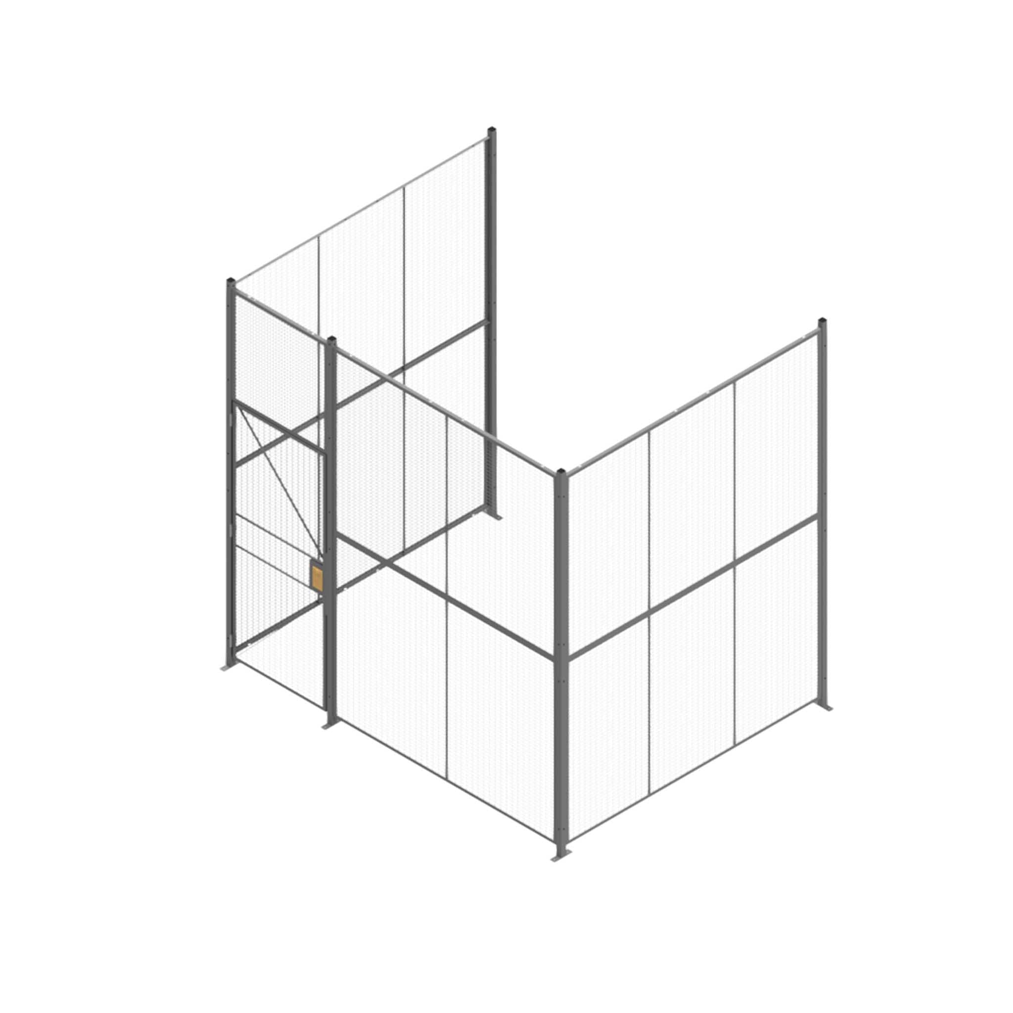 Tool Crib Security Cage with Keyed Lock