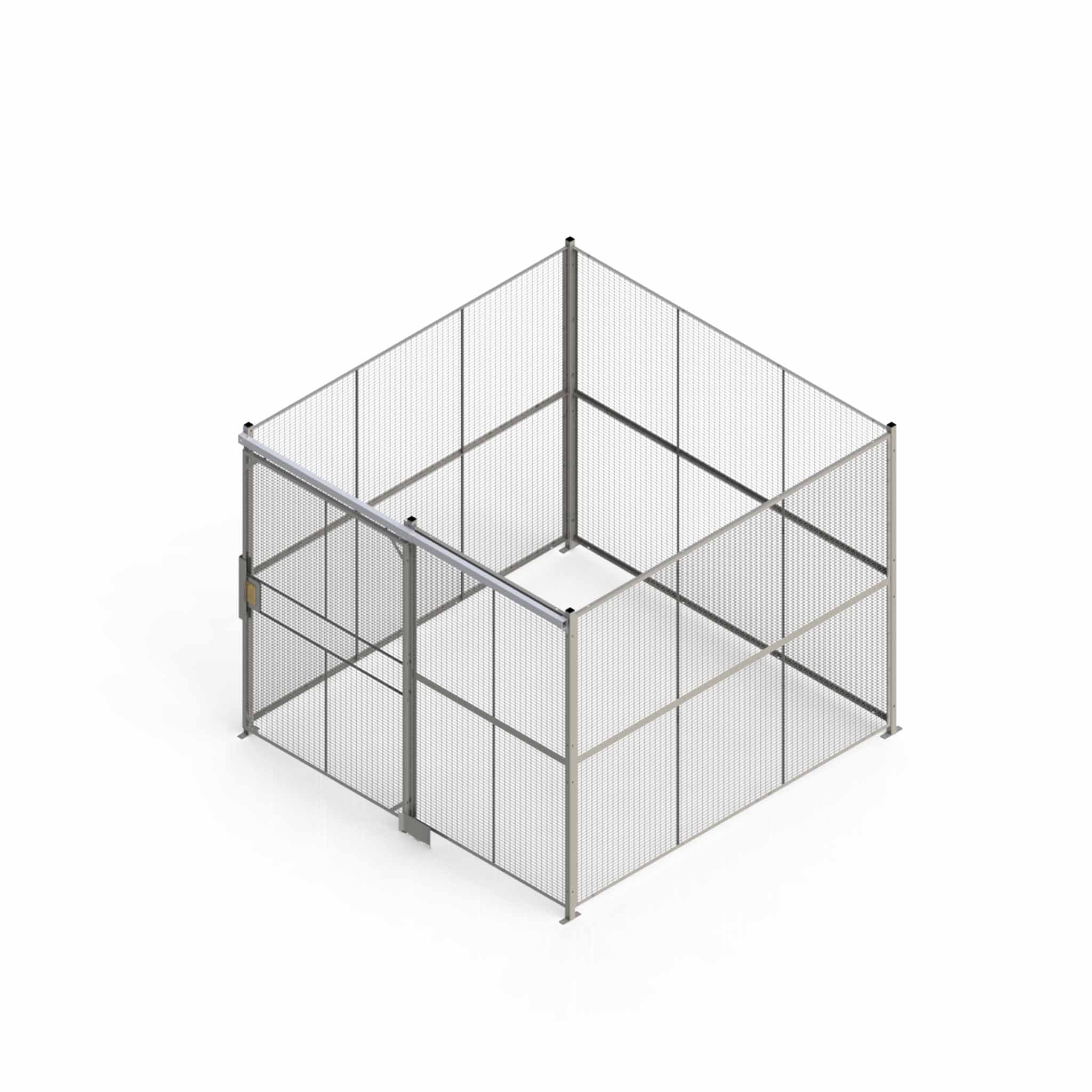 4 Sided 10 ft x 8 ft Wire Cage Kit