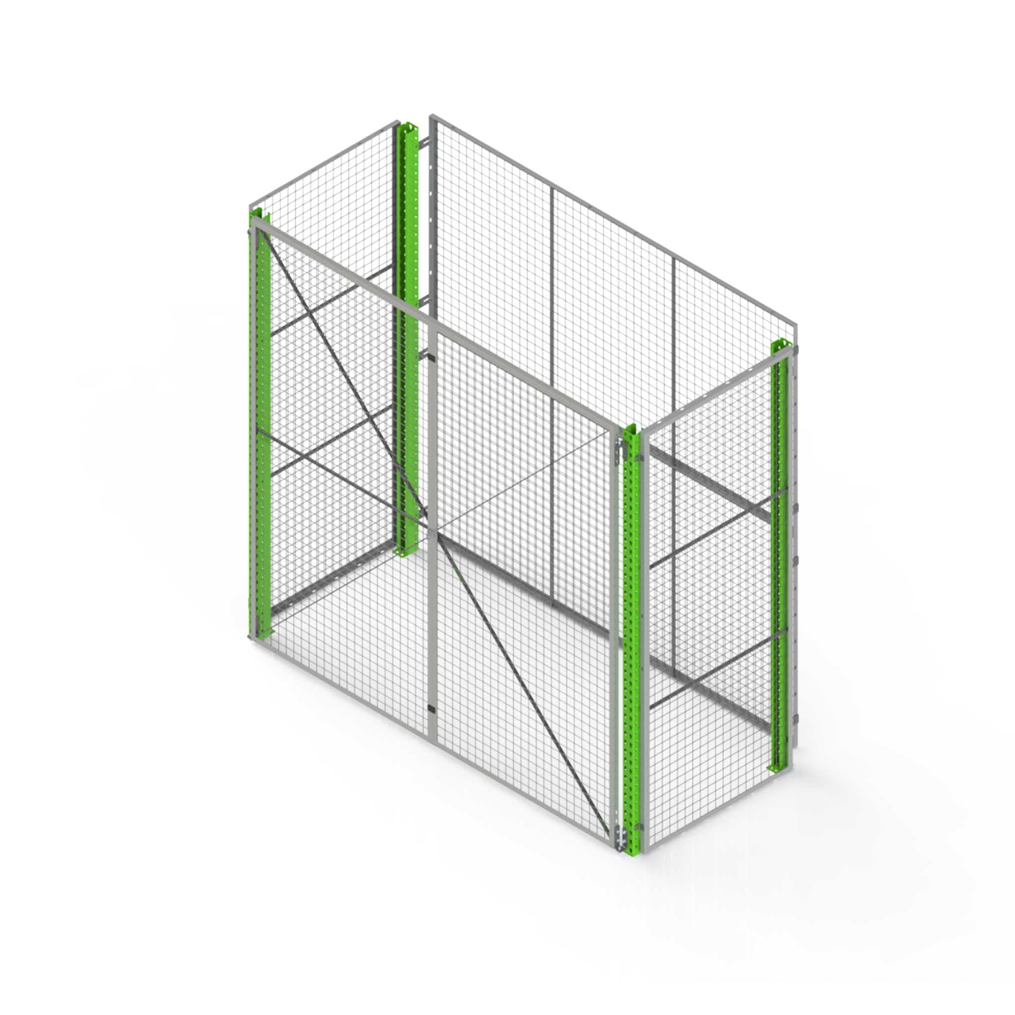 42 inch Deep 8 ft x 8 ft Rack Enclosure Kit