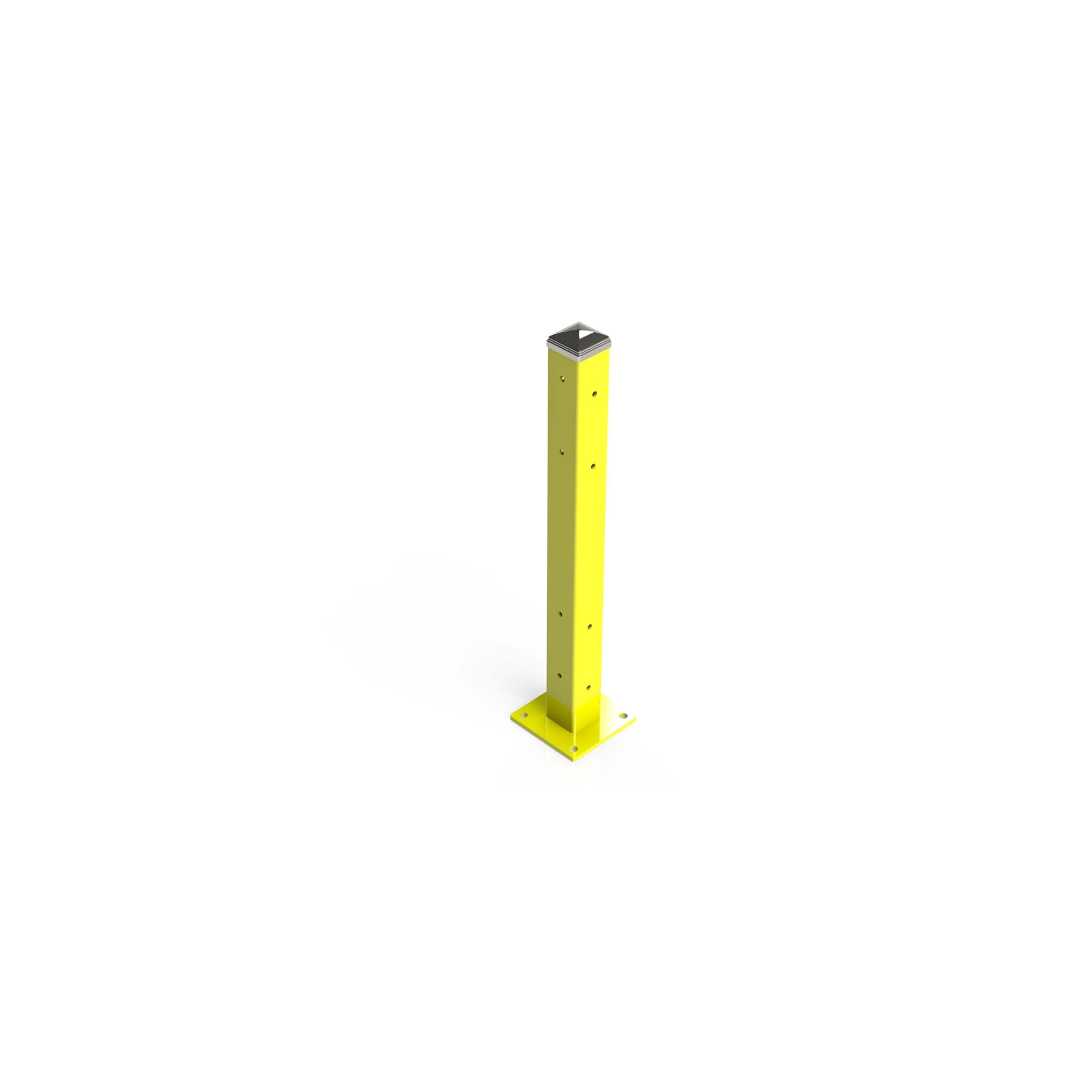 43" GuardRail Double-Rail Corner Post